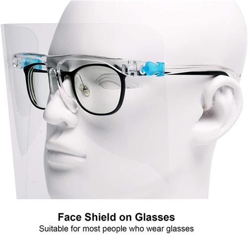 Face Shield with Glasses Frame - jinyemed.com